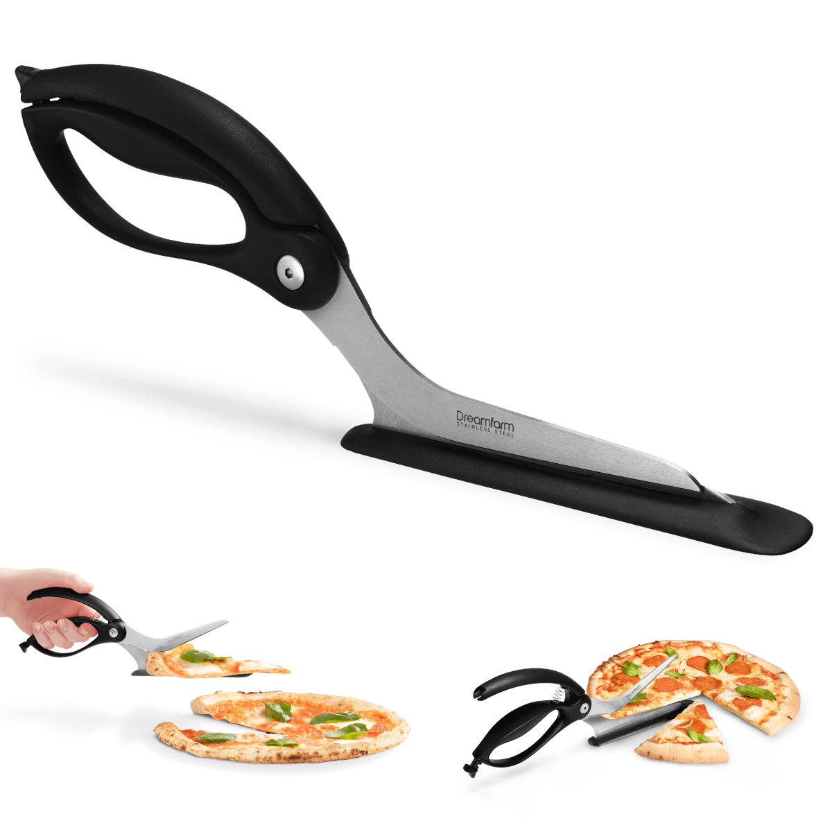 Dreamfarm Scizza Pizza Cutter & Server | Frankly Cotton NZ